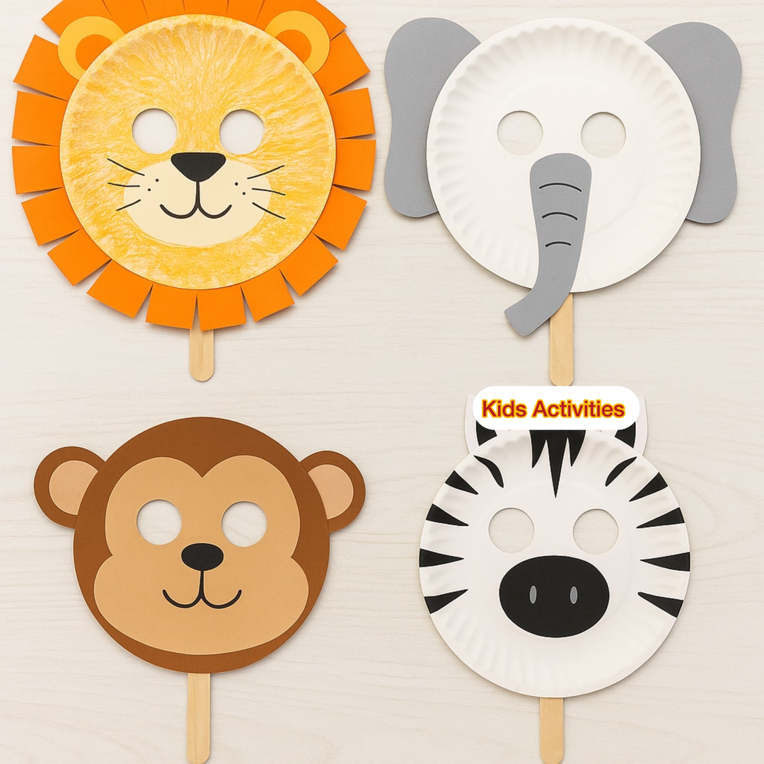 Animal Mask Creation - Kids Activities
