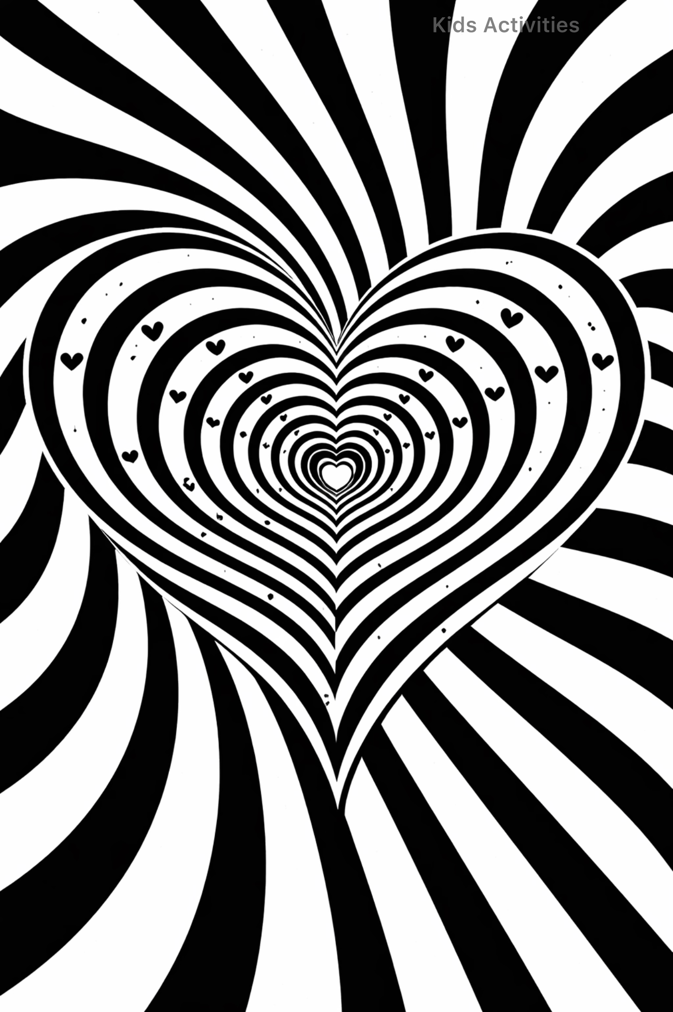 Optical illusions paper art - Kids Activities