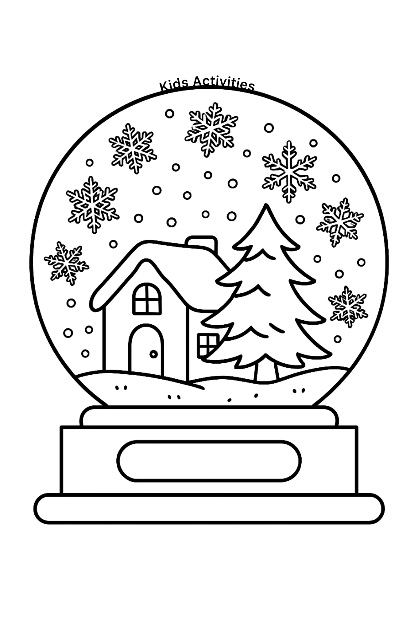 Christmas Globes Design - Kids Activities