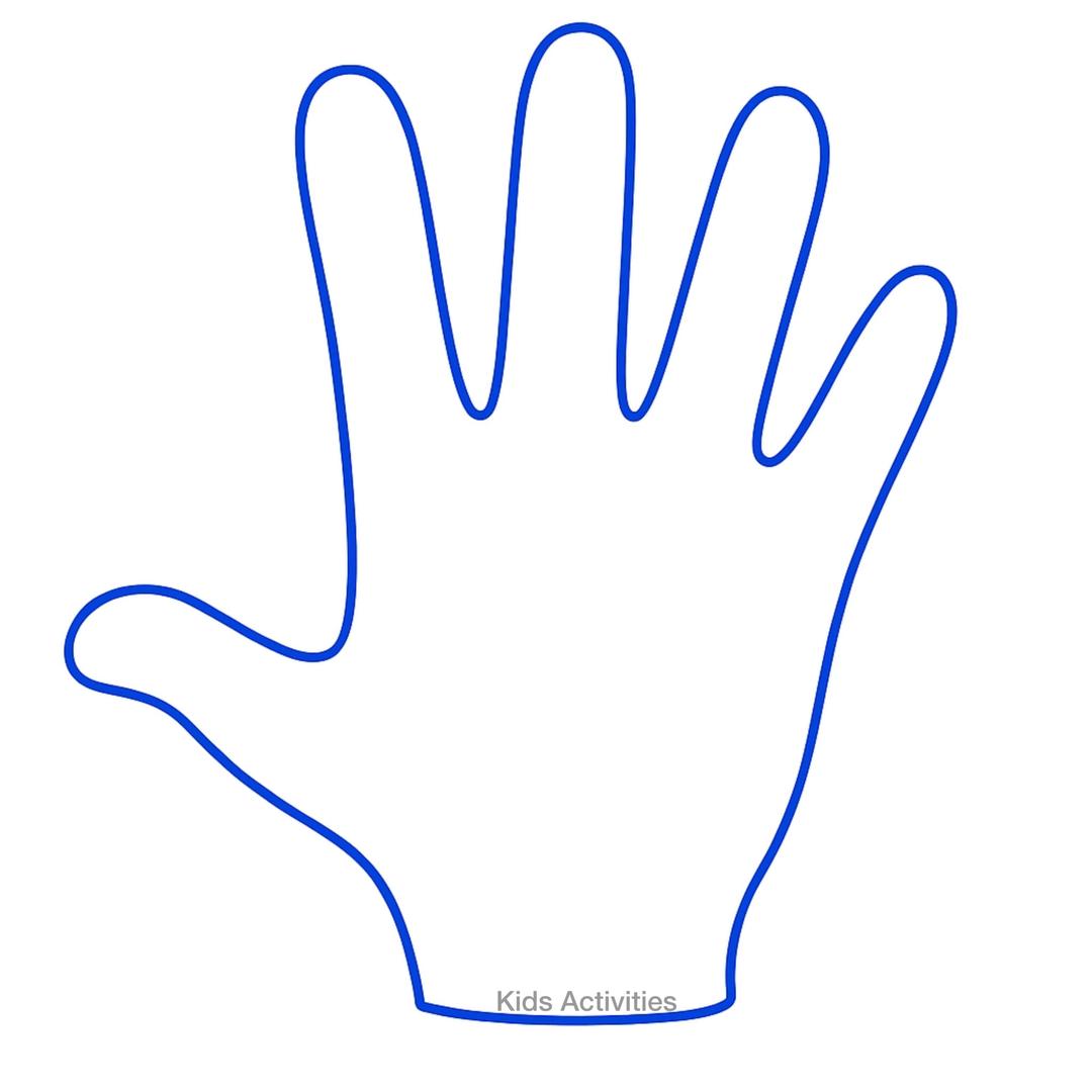 Five Senses on Five Fingers Craft - Kids Activities