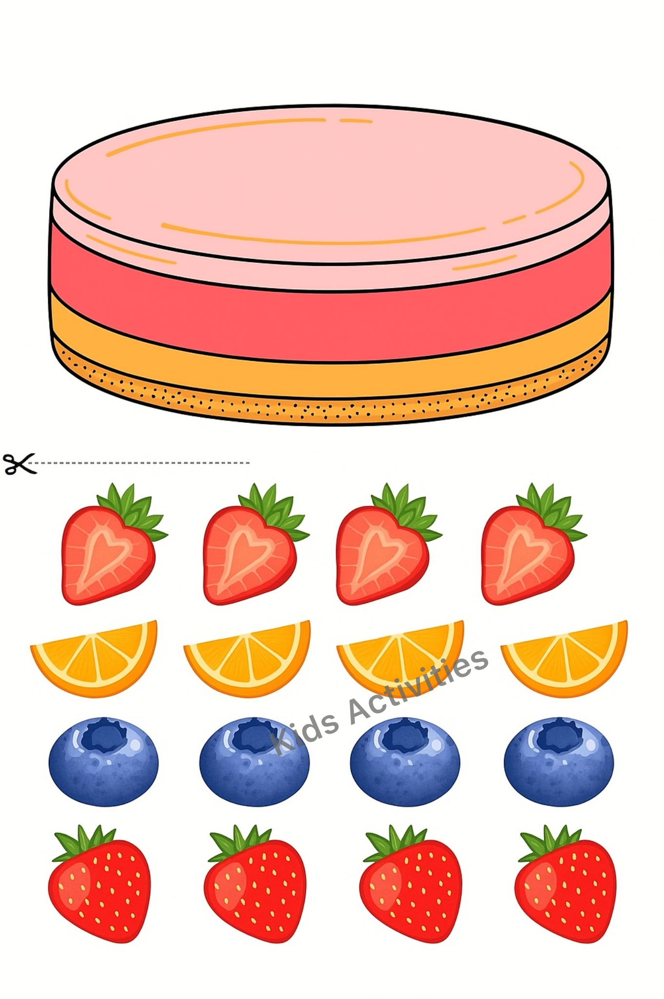 Make Your Birthday Cake by Paper - Kids Activities