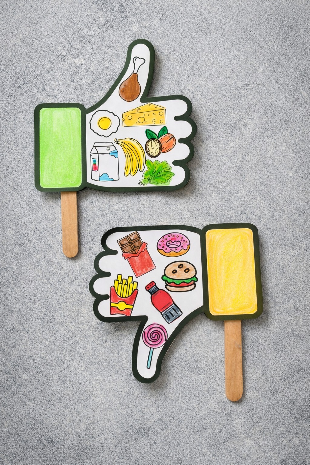 Healthy And Unhealthy Foods Identification - Kids Activities